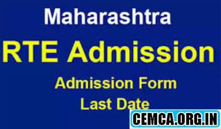 Maharashtra RTE Admission 2024 Online Application @student.maharashtra.gov.in
