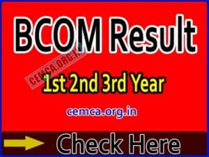 BCOM Result 2025 यहाँ देखे B.COM 1st 2nd 3rd Year Results Date Check Here