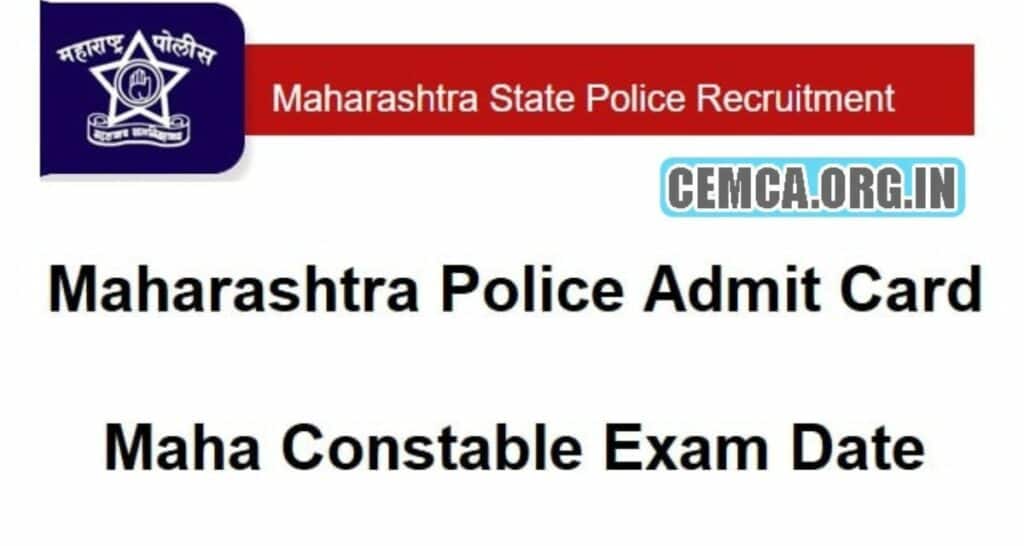 Maharashtra Police Admit Card 2024 Police Constable Hall Ticket @ www ...
