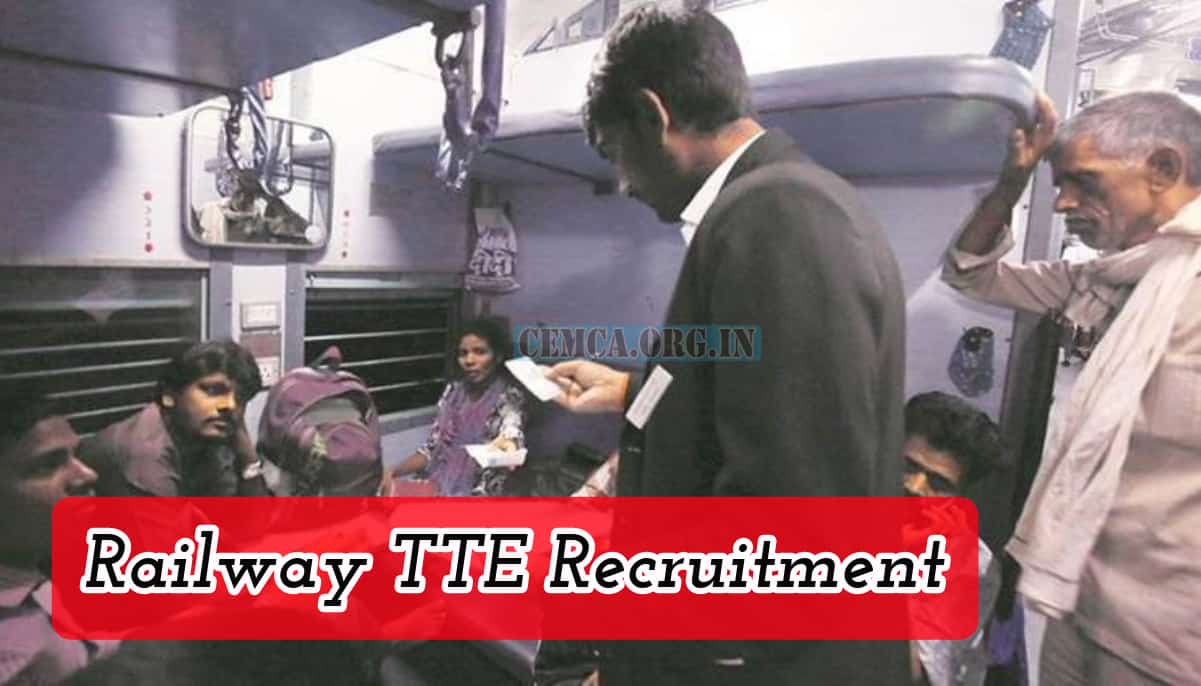 Railway TTE Recruitment 2024 Notification PDF, Apply Online Form ...