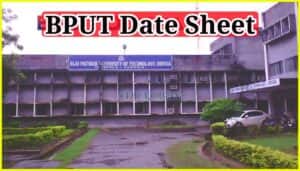BPUT Date Sheet 2025 bput.ac.in, B.Tech B.Arch B.Pharma Exam Schedule ...