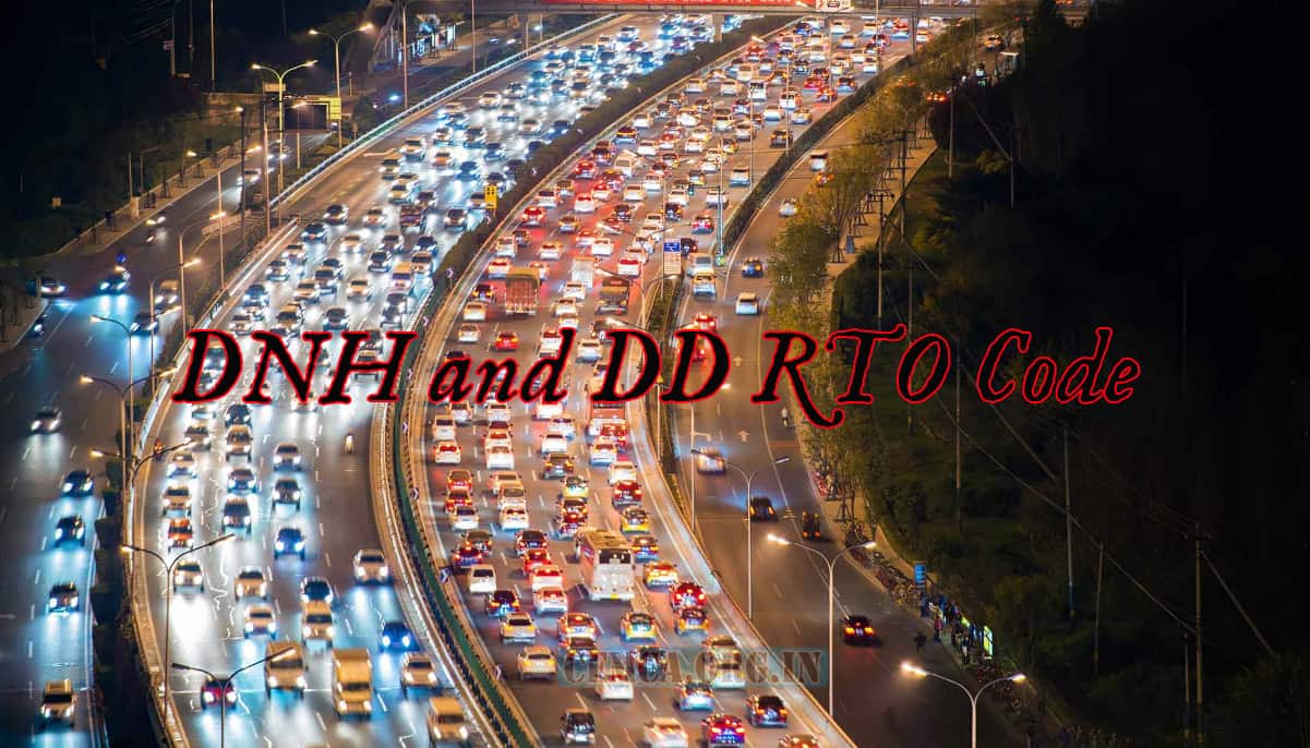 DNH and DD RTO Code List 2025, RTO Dadra and Nagar haveli and Daman & Diu