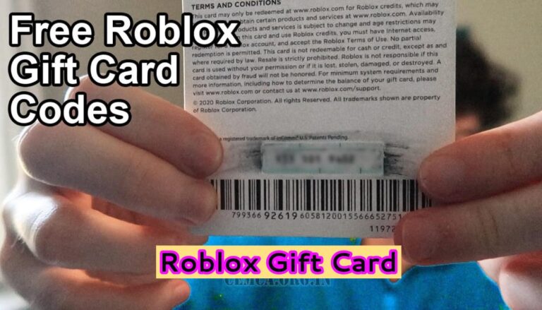 Roblox Gift Card 2025, Code Redeem, Promo, Unused Codes
