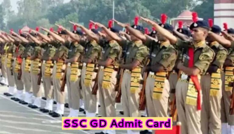SSC GD Admit Card 2024, GD Constable Exam City Slip, Hall Ticket Link