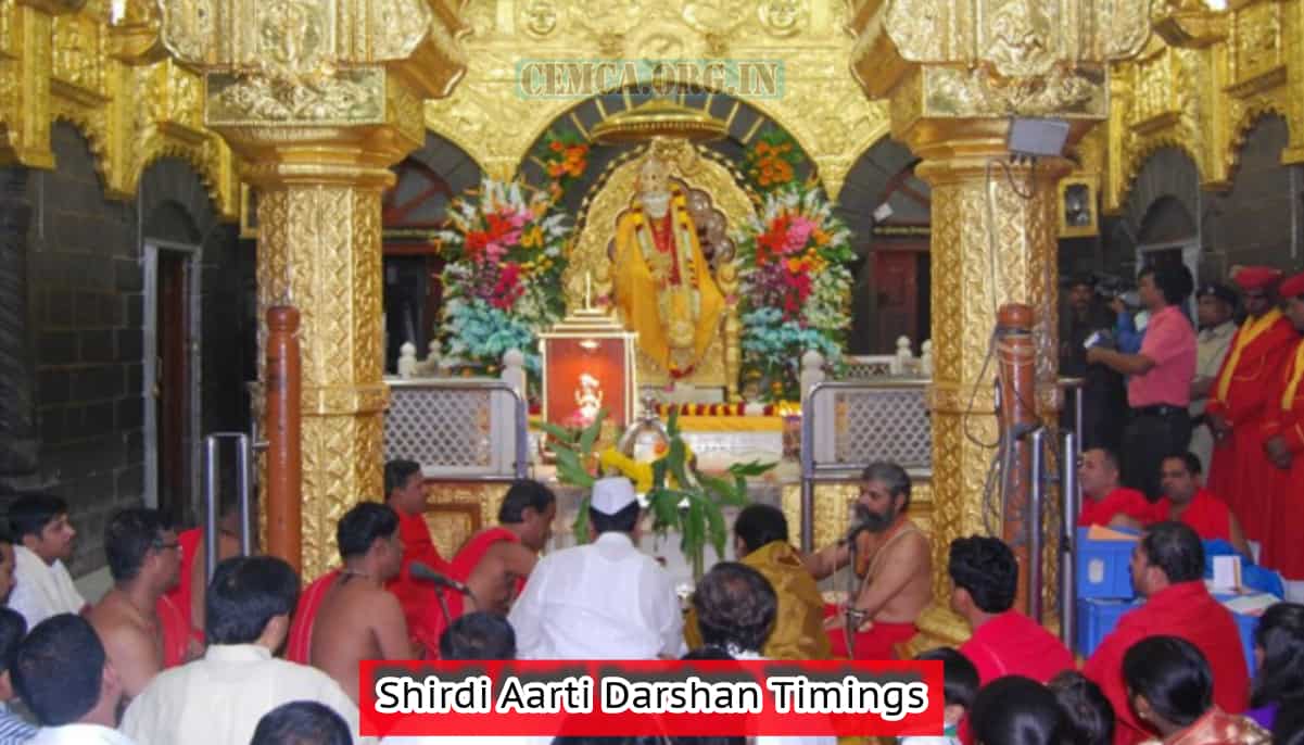 Shirdi Aarti Darshan Timings & Aarti Schedule Kakad, Madhyan, Dhoop ...